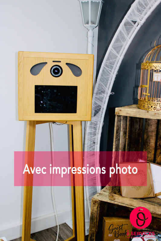 Photomaton avec impressions - Ô Services de l'Évènement